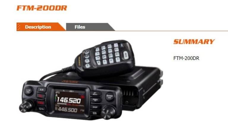 Yaesu bringt neues Mobilgerät: - Ortsverband Saalfeld des DARC e.V.